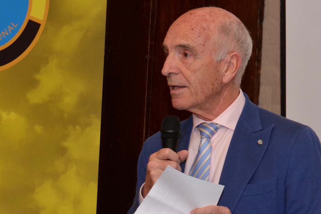 AREZZO - Il presidente del Panathlon Internazional Pierre Zappelli ...