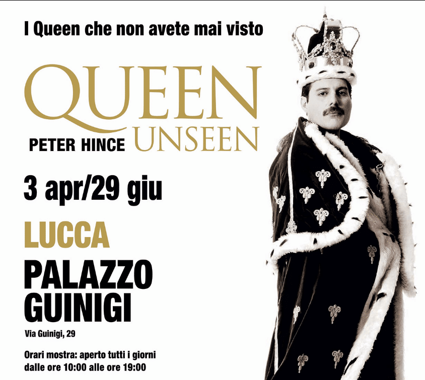 A Lucca la mostra-evento "Queen Unseen - Peter Hince" a Palazzo Guinigi ...