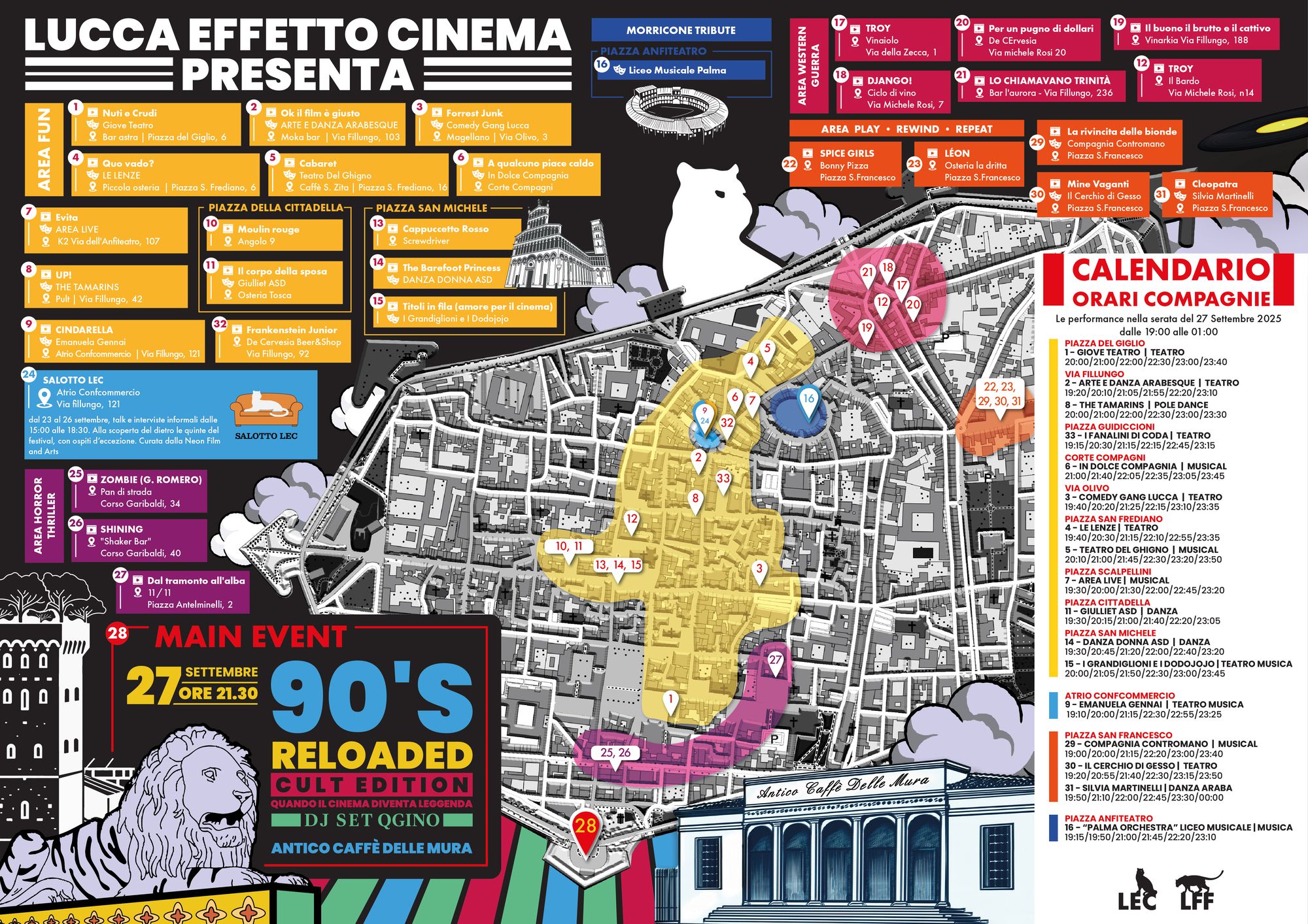 Lucca Effetto Cinema celebra gli Anniversari Cinematografici all'interno del Lucca Film Festival ...